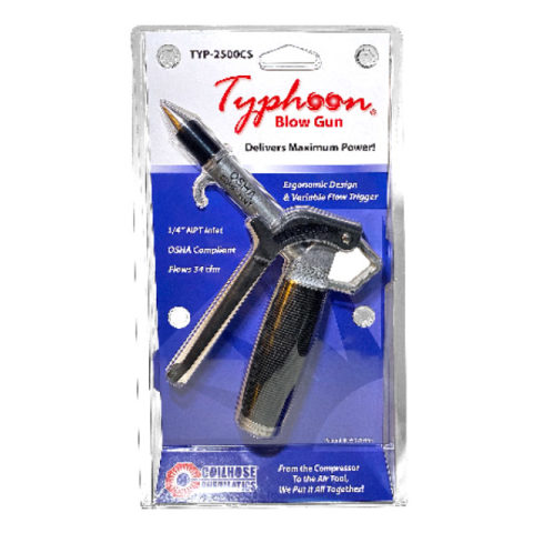 A46 TYPHOON HIGH VOLUME AIR BLOW GUN OSHA APPROVED